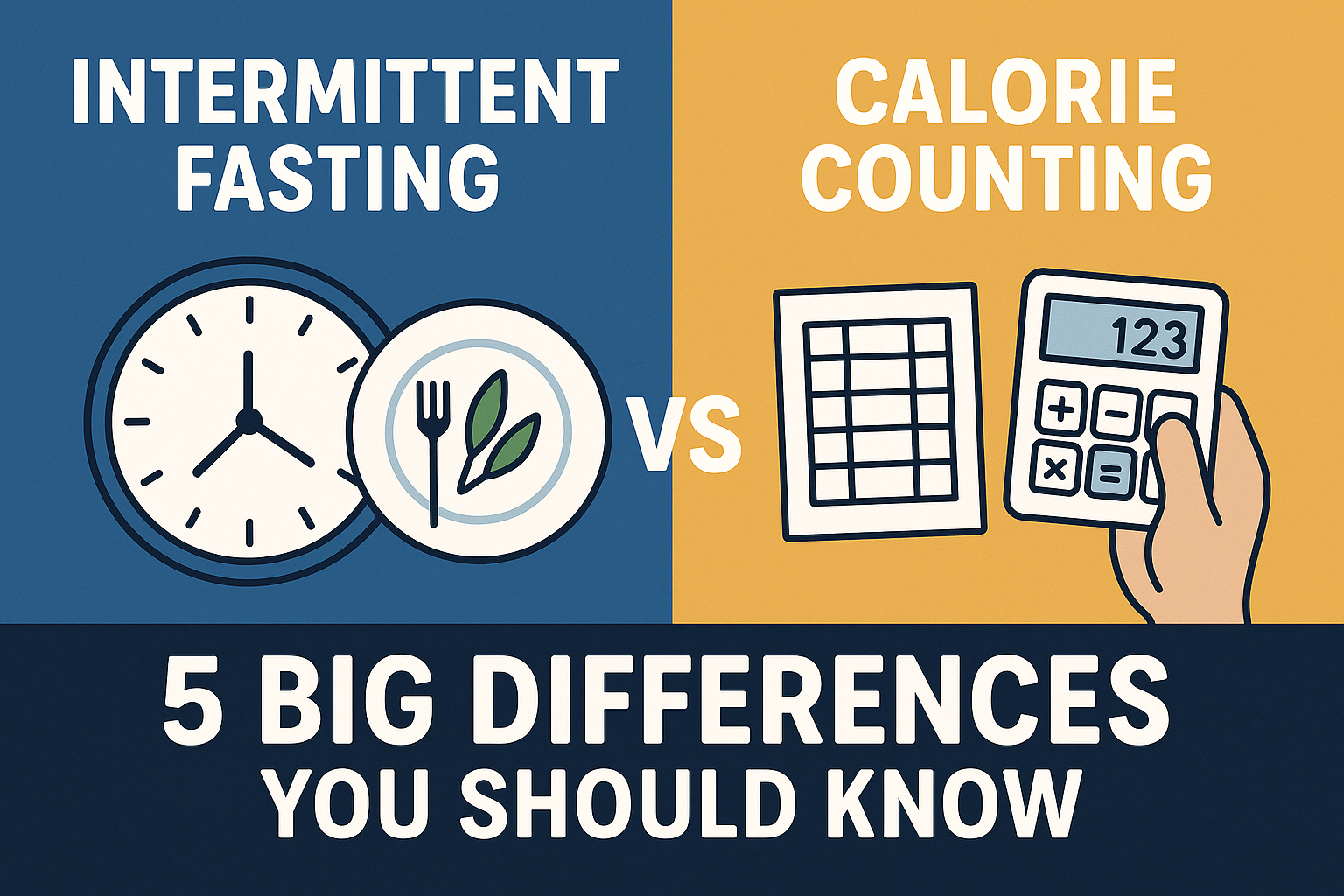 Intermittent Fasting vs Calorie Counting: 5 Big Differences You Should ...